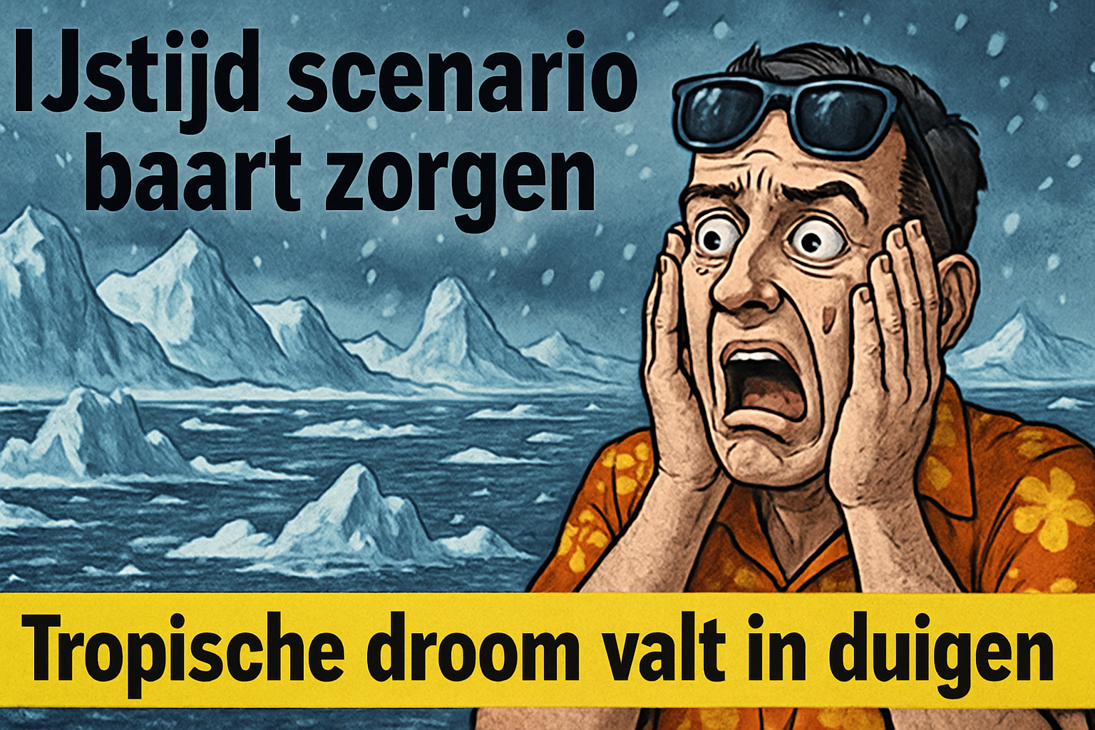 Nieuw klimaatscenario baart zorgen: Klimaatpaniek over ijskoud Nederland!